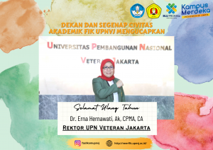 Selamat Ulang Tahun Rektor UPN Veteran Jakarta - Fakultas Ilmu Komputer UPN Veteran Jakarta