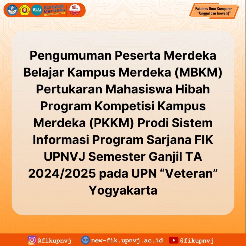 Blog - Fakultas Ilmu Komputer UPN Veteran Jakarta